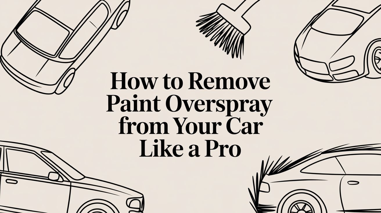 How to Remove Paint Overspray From Your Car Like a Pro