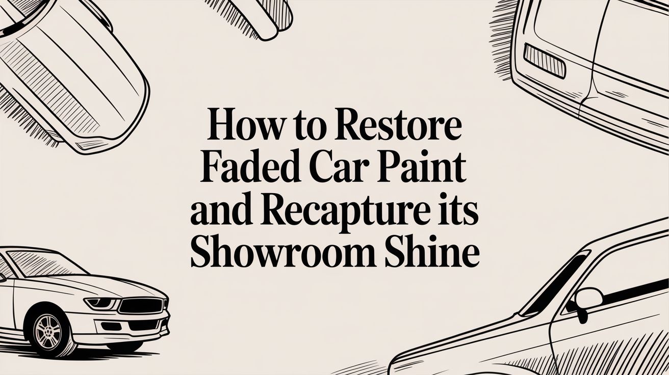 How to Restore Faded Car Paint and Recapture Its Showroom Shine