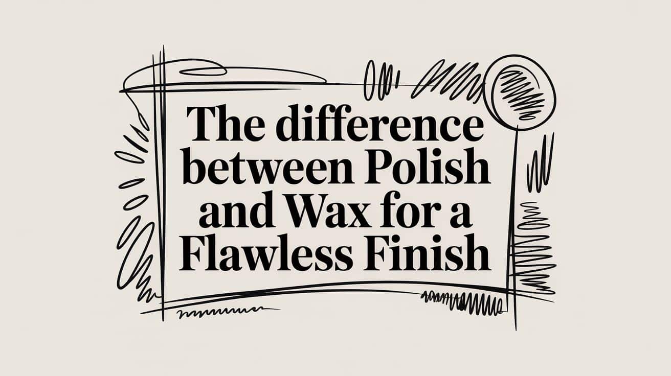 The Difference Between Polish and Wax for a Flawless Finish