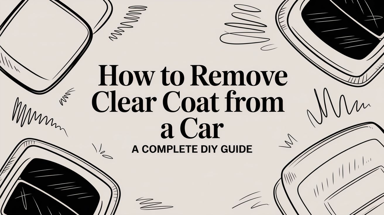 How to Remove Clear Coat from a Car: A Complete DIY Guide